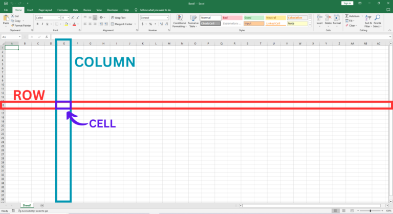 Understanding Cells, Rows, and Columns - datalitico.com Understanding Cells, Rows, and Columns - datalitico.com